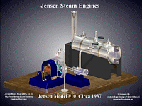 Free Jensen Steam Engines for your computer desk top